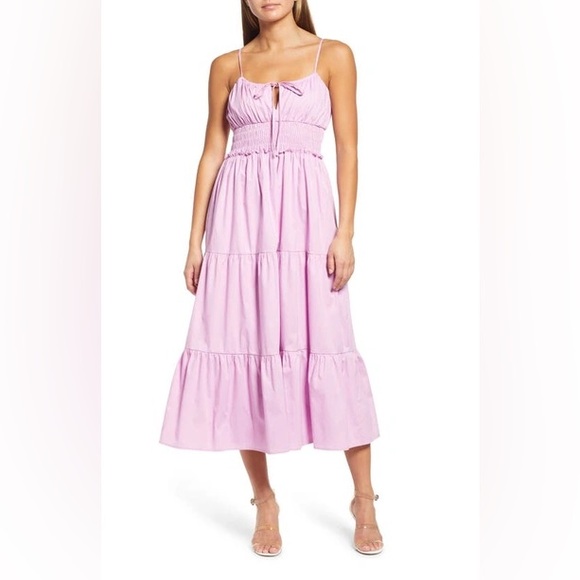 Wayf | Dresses | Wayf Wisteria Tiered Mididress Small | Poshmark